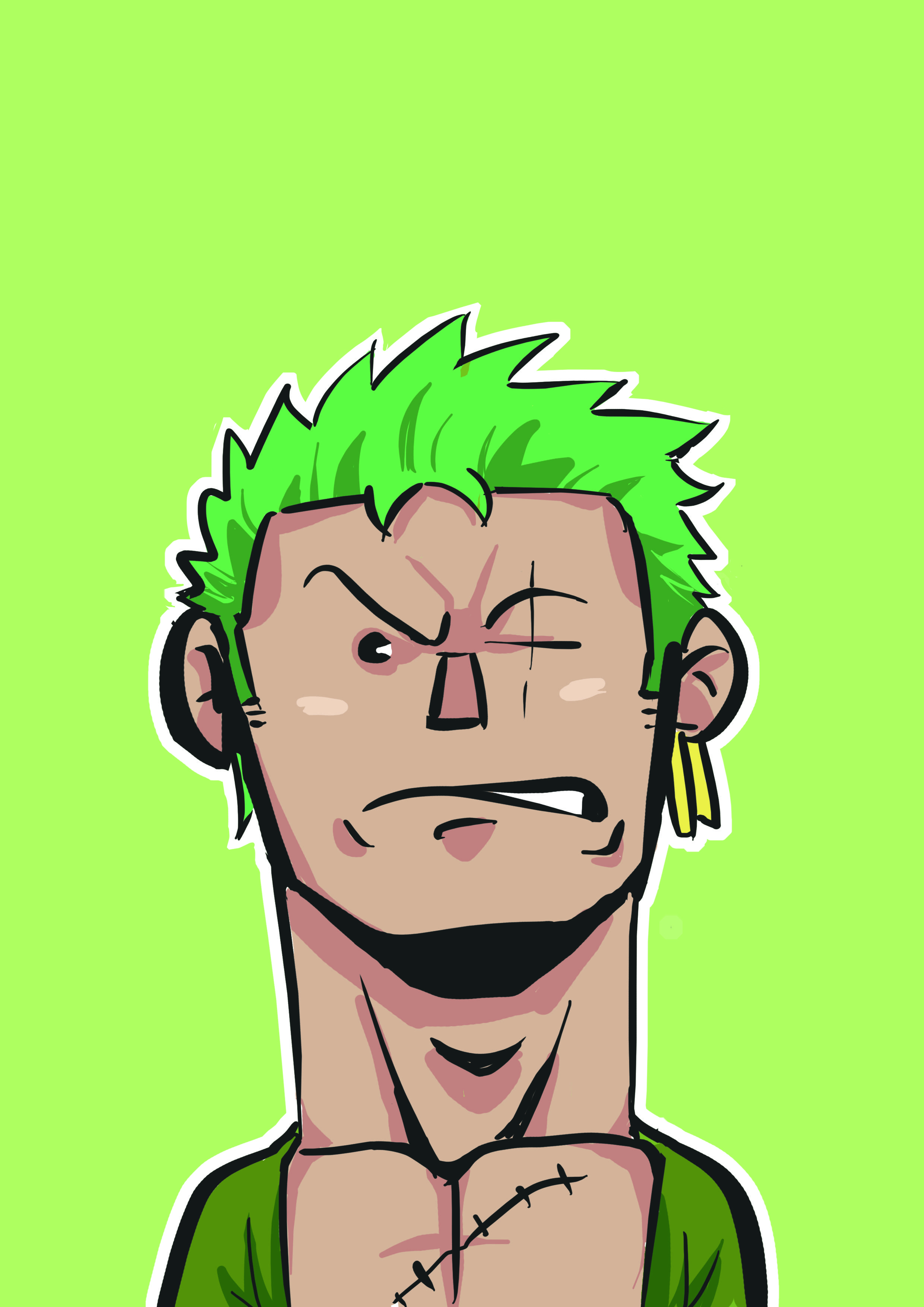 Zoro Face Wallpapers - Top Free Zoro Face Backgrounds - WallpaperAccess