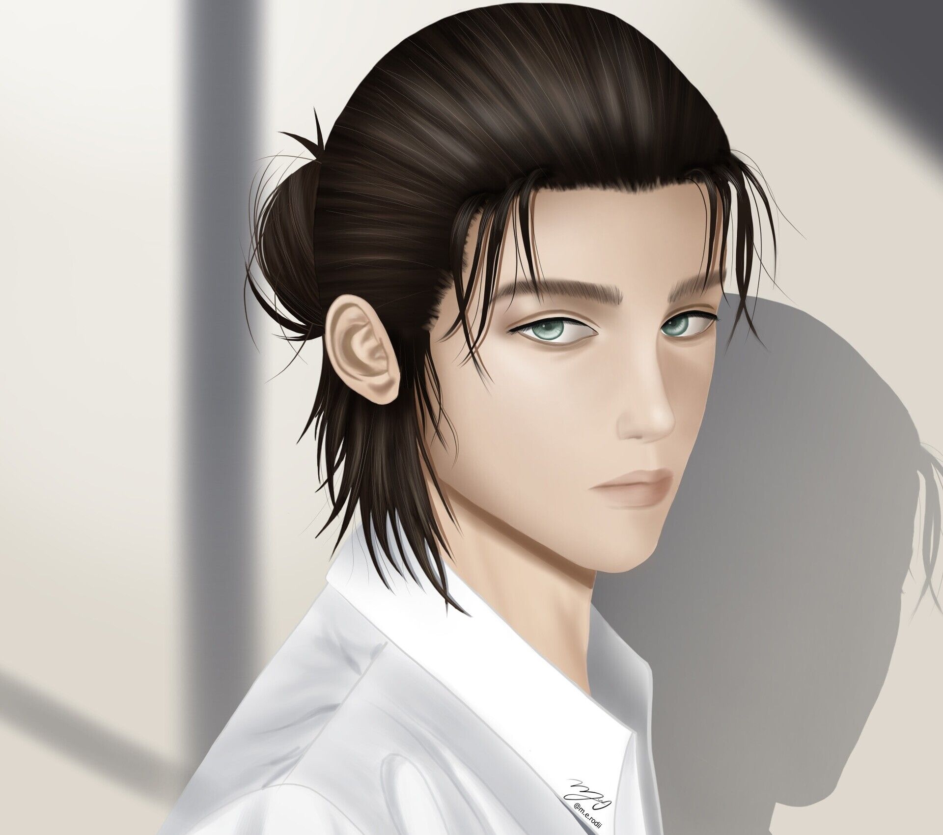 Eren Long Hair Wallpapers - Top Free Eren Long Hair Backgrounds ...