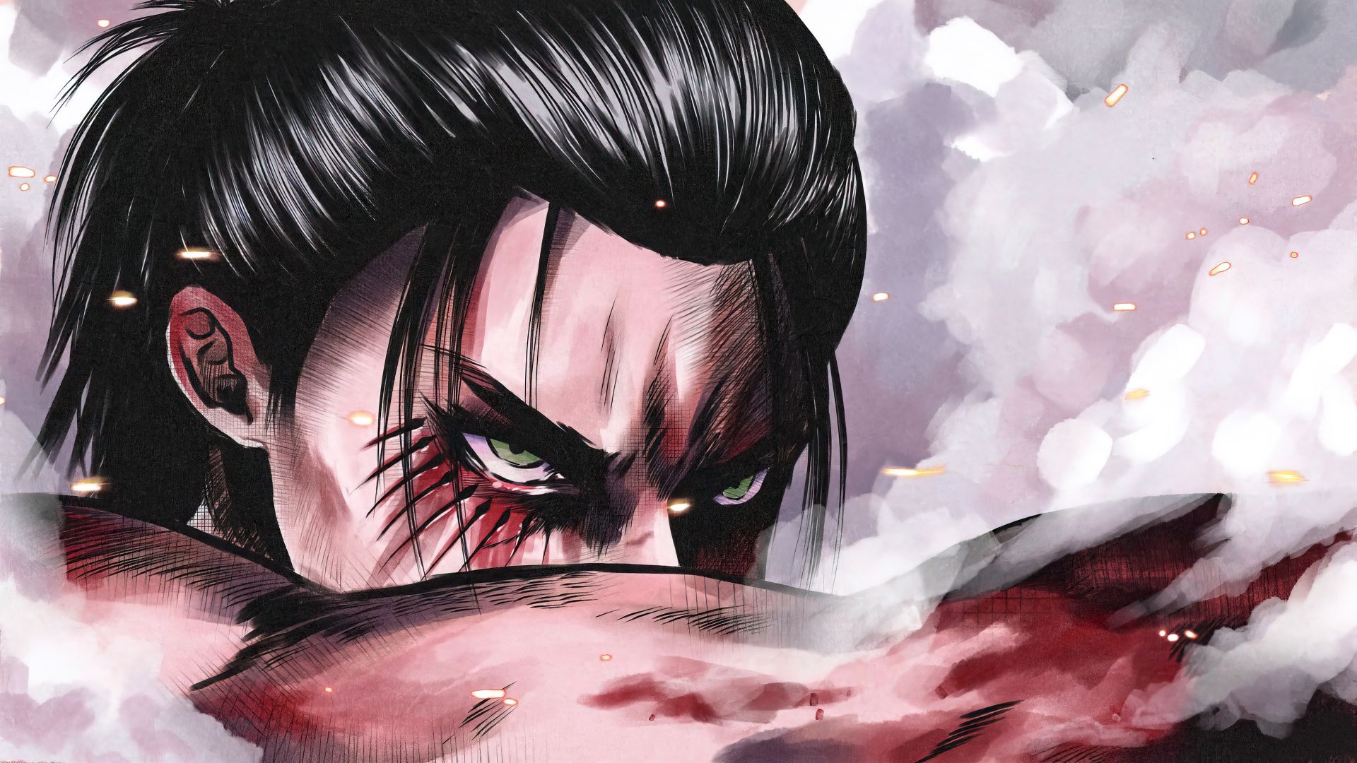 Eren Long Hair Wallpapers - Top Free Eren Long Hair Backgrounds ...