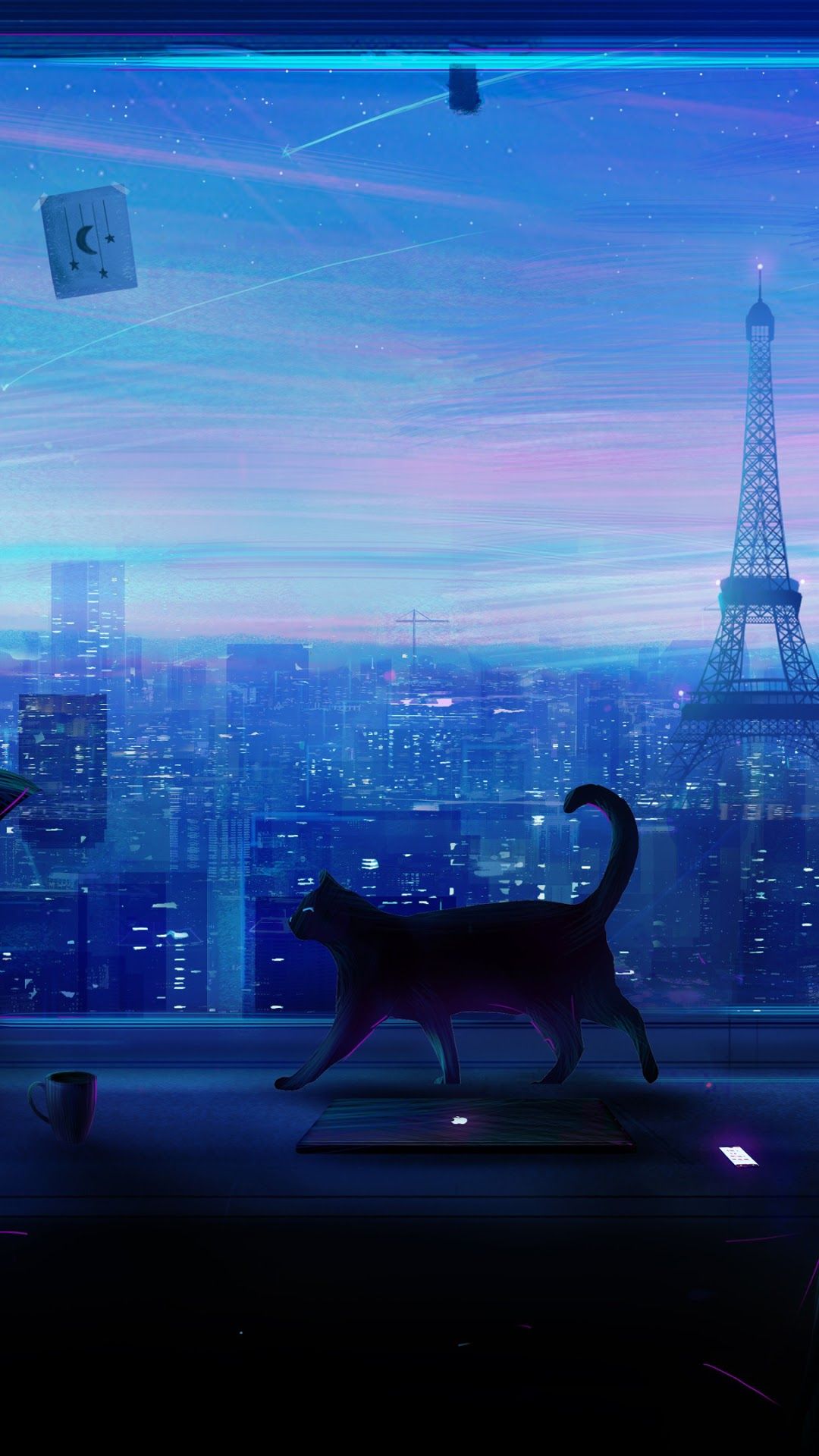 Cat Night Wallpapers - Top Free Cat Night Backgrounds - WallpaperAccess