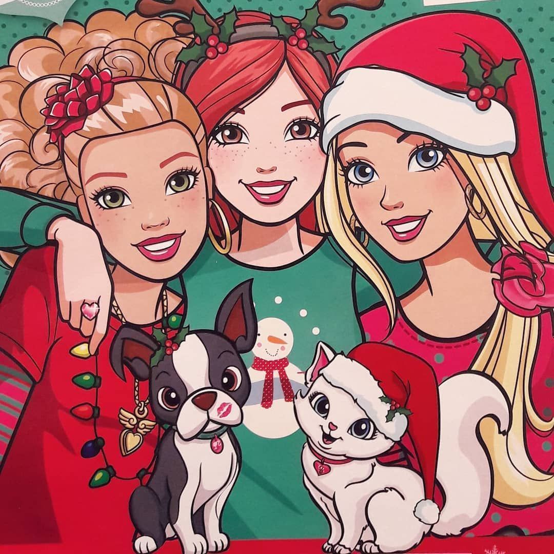Barbie Christmas Wallpapers - Top Free Barbie Christmas Backgrounds ...