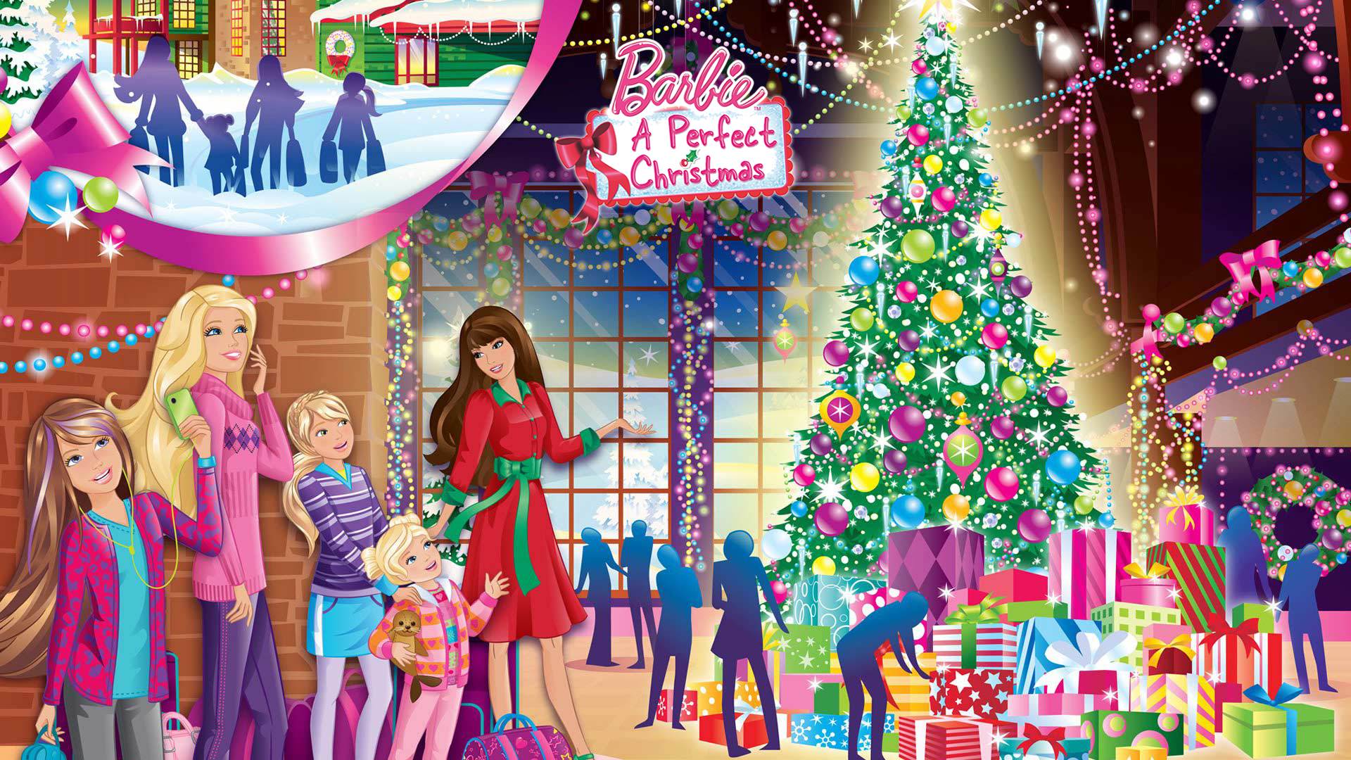 Barbie Christmas Wallpapers - Top Free Barbie Christmas Backgrounds ...