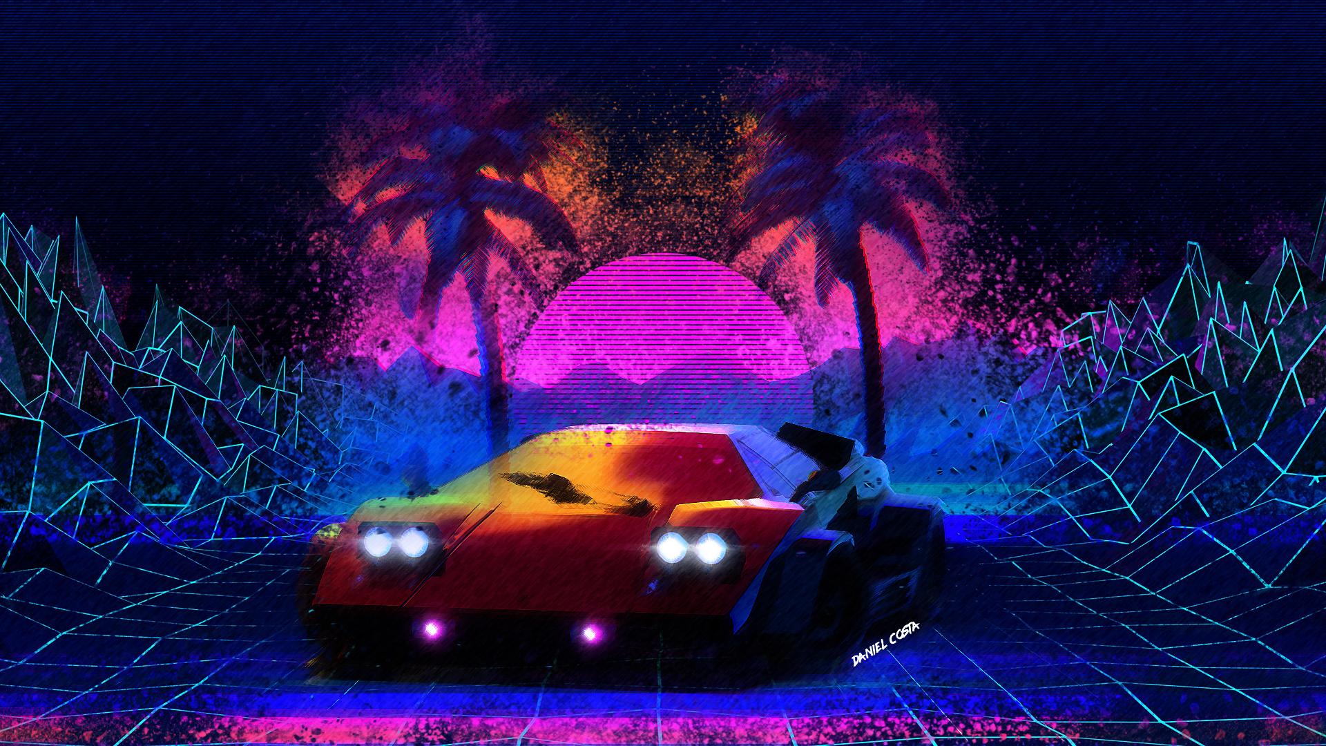 Synthwave Car Wallpapers - Top Free Synthwave Car Backgrounds ...