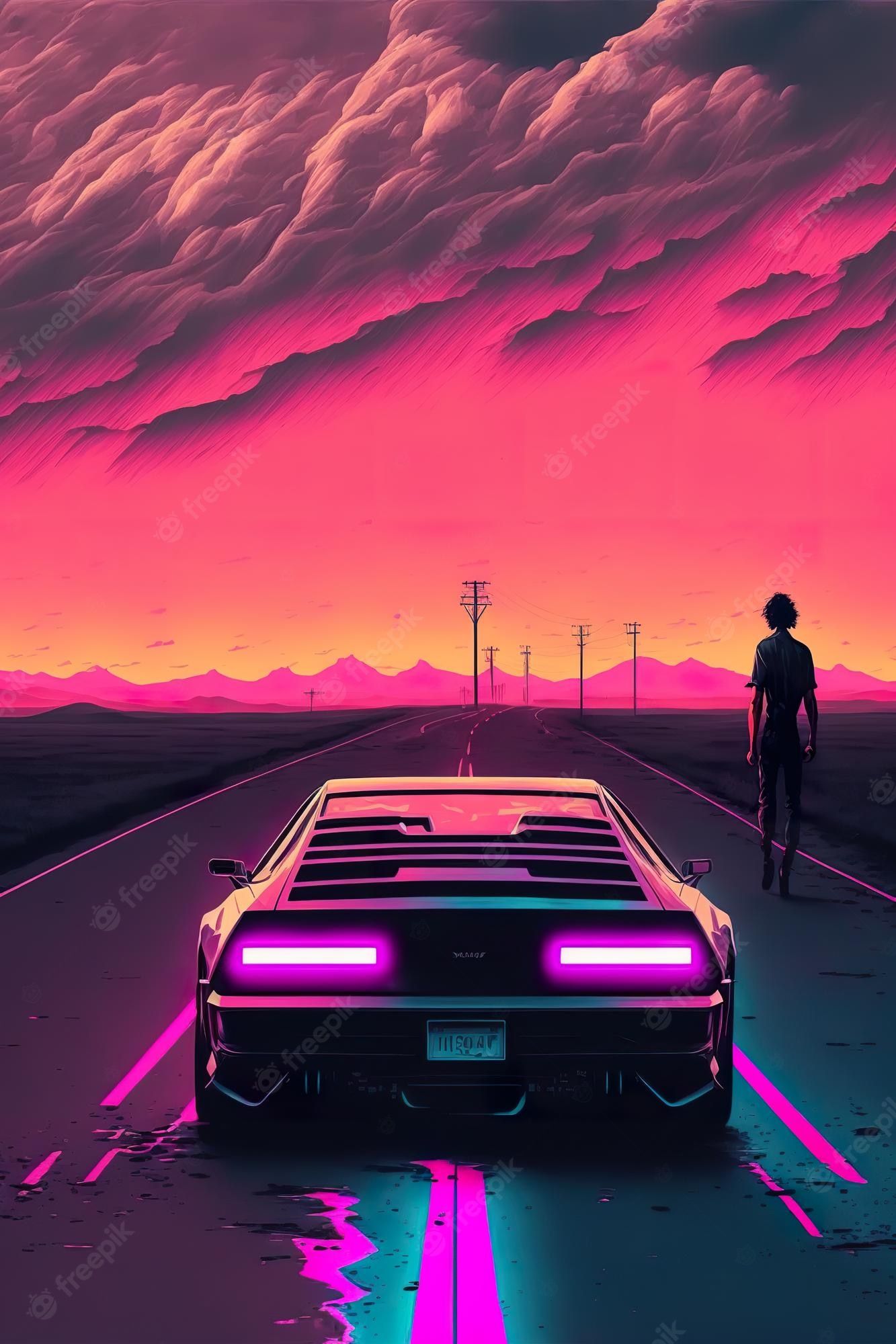 Synthwave Car Wallpapers - Top Free Synthwave Car Backgrounds ...