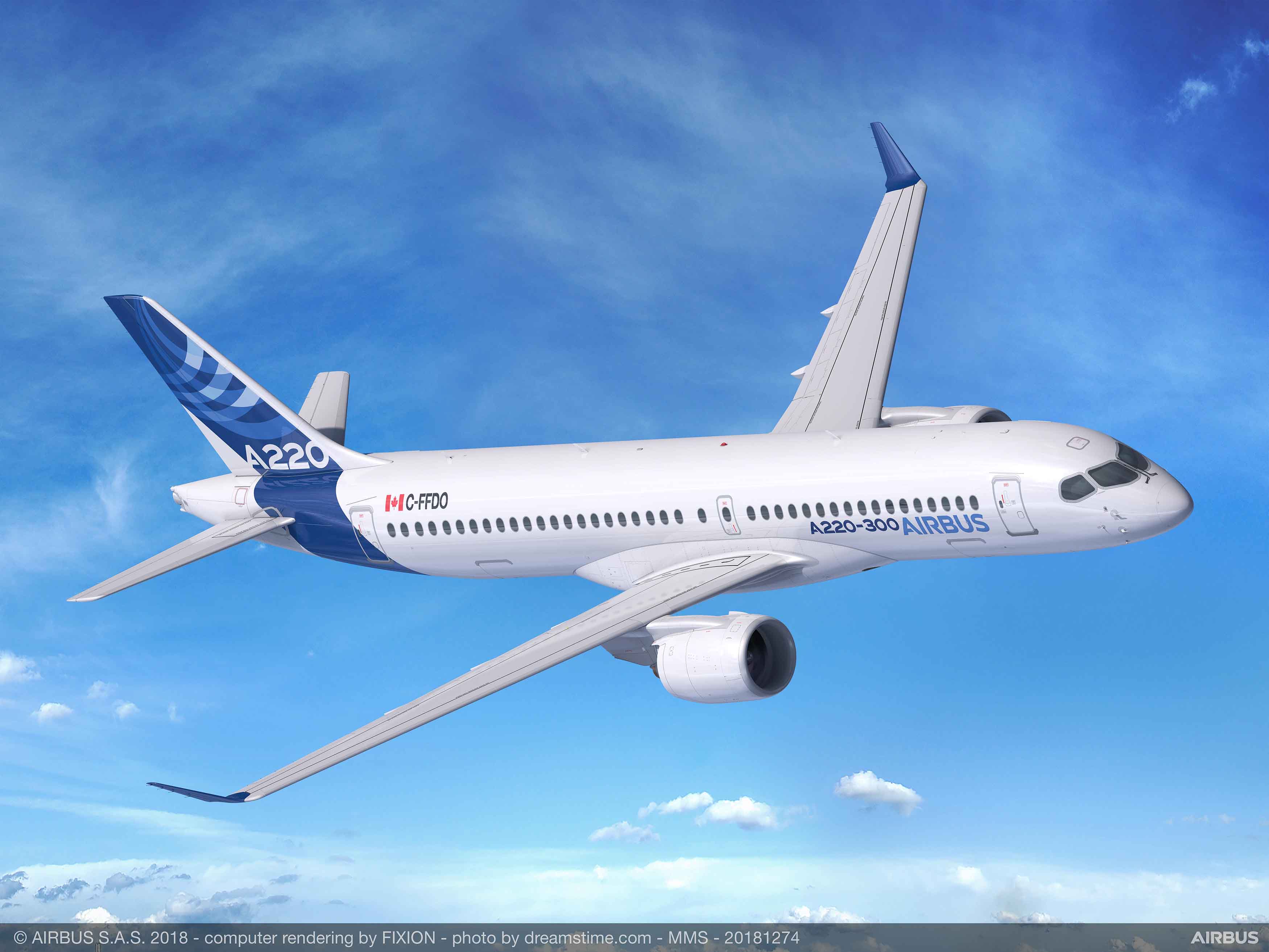 Airbus A220 Wallpapers - Top Free Airbus A220 Backgrounds - WallpaperAccess