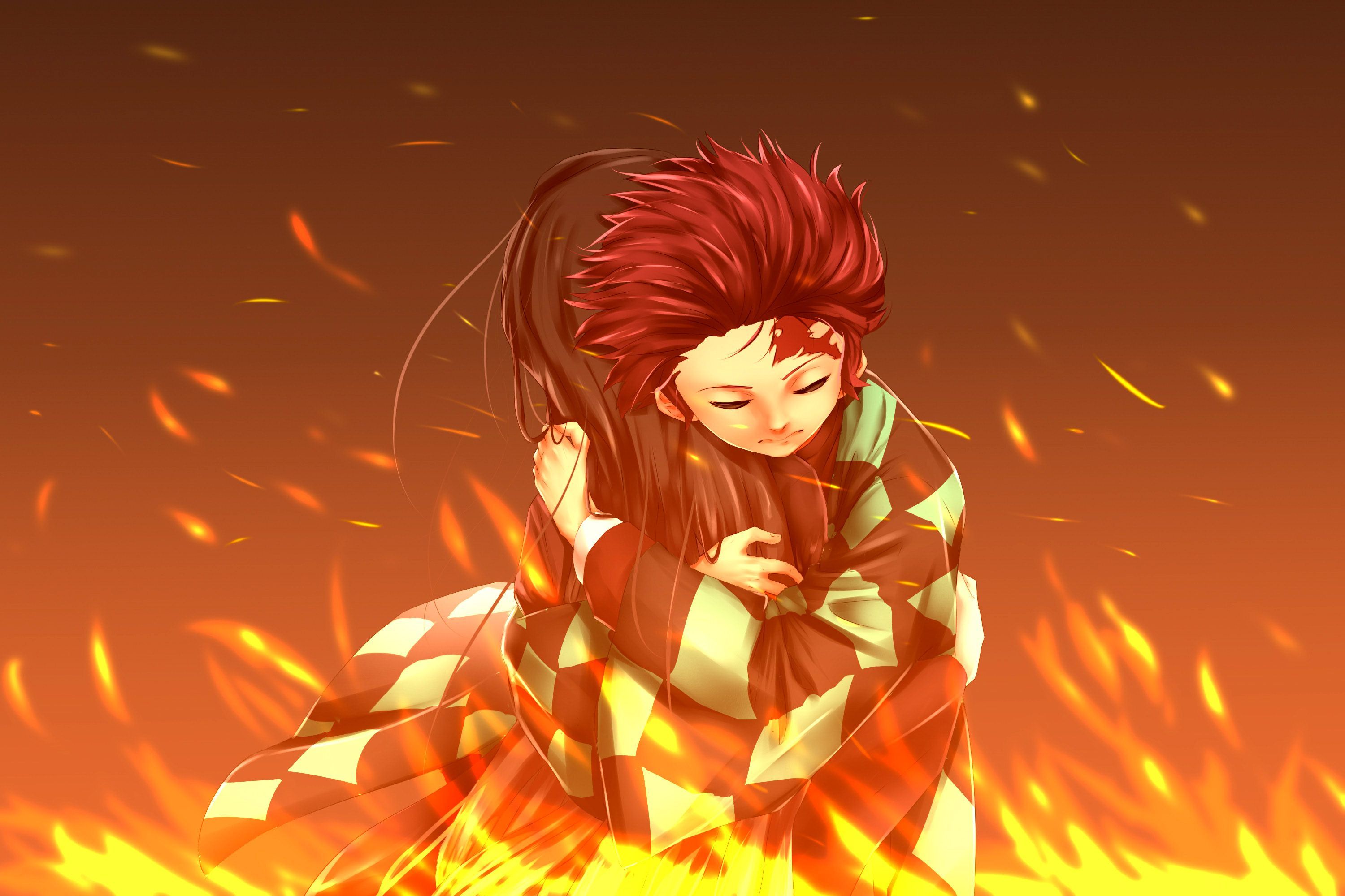 Tanjiro Fire Wallpapers - Top Free Tanjiro Fire Backgrounds ...