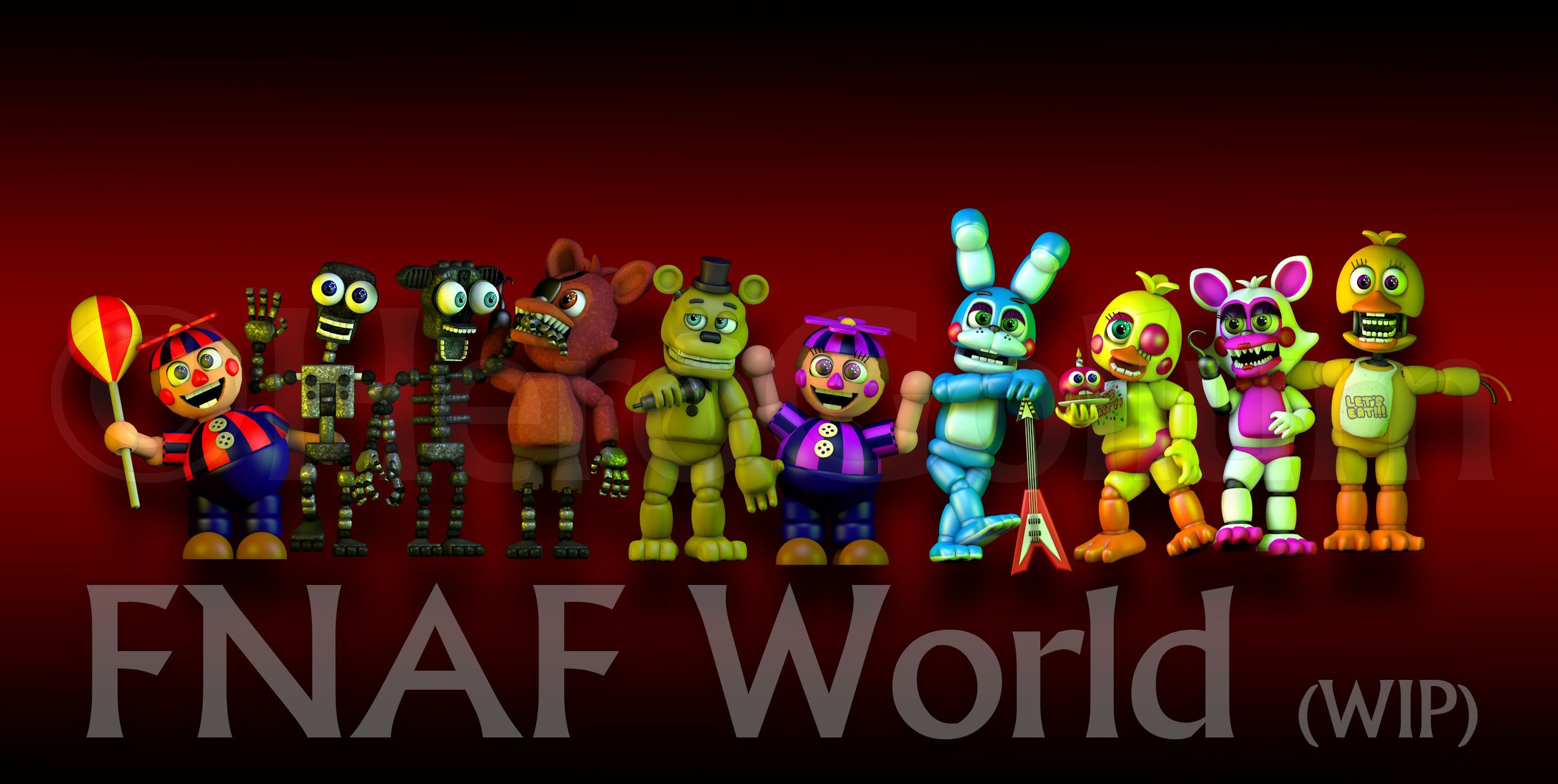 FNAF World Wallpapers - Top Free FNAF World Backgrounds - WallpaperAccess