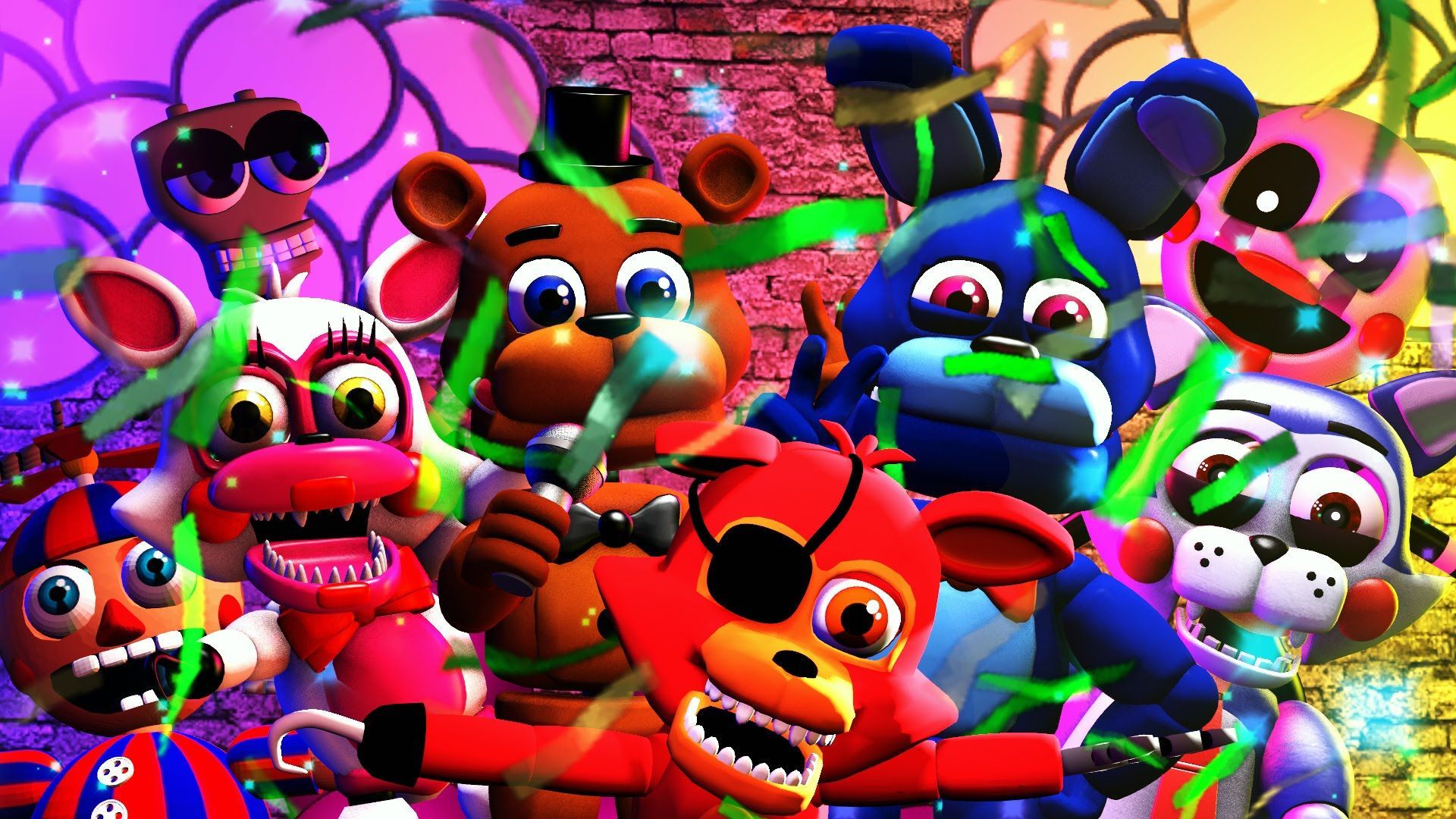 FNAF World Wallpapers - Top Free FNAF World Backgrounds - WallpaperAccess
