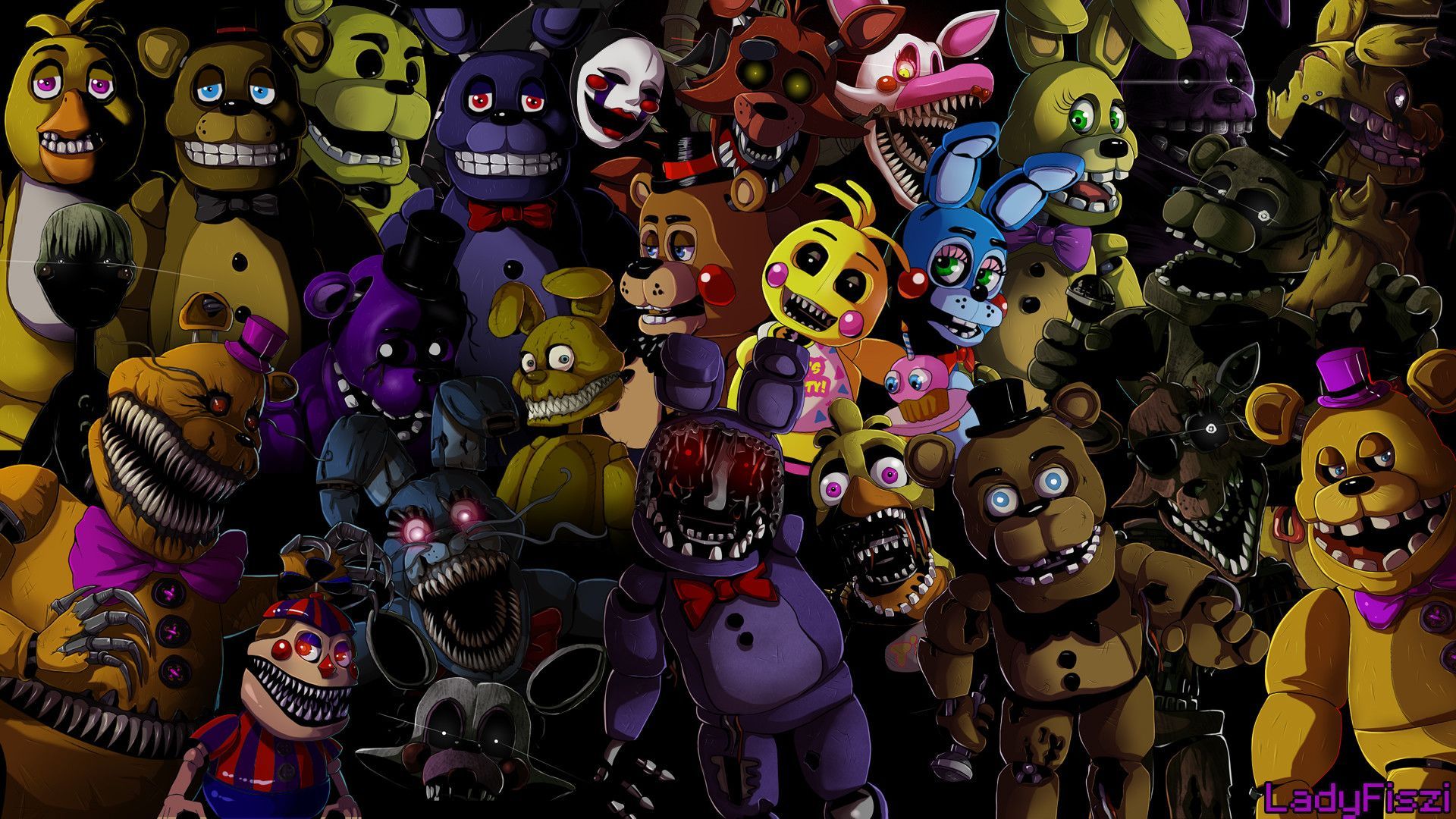 FNAF World Wallpapers - Top Free FNAF World Backgrounds - WallpaperAccess