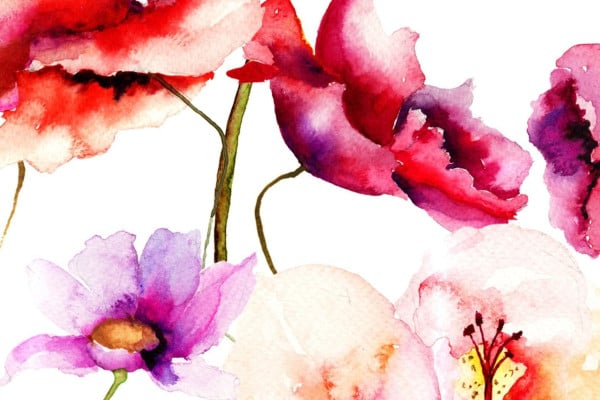 Watercolor Floral Wallpapers - Top Free Watercolor Floral Backgrounds ...