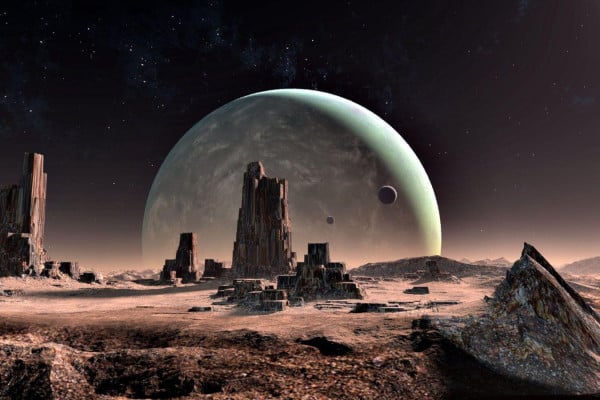 Moon Landscape Wallpapers - Top Free Moon Landscape Backgrounds ...