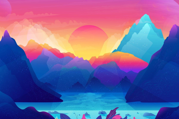 Digital Sunset Wallpapers - Top Free Digital Sunset Backgrounds ...