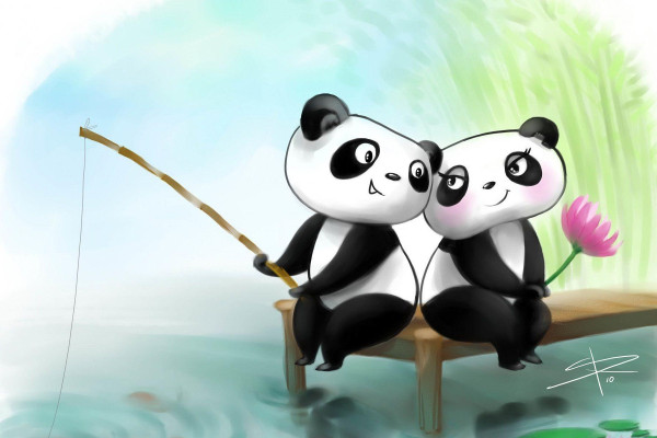 Chibi Cute Panda Wallpapers - Top Free Chibi Cute Panda Backgrounds ...