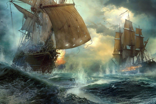 Ship Battle Wallpapers - Top Free Ship Battle Backgrounds - WallpaperAccess