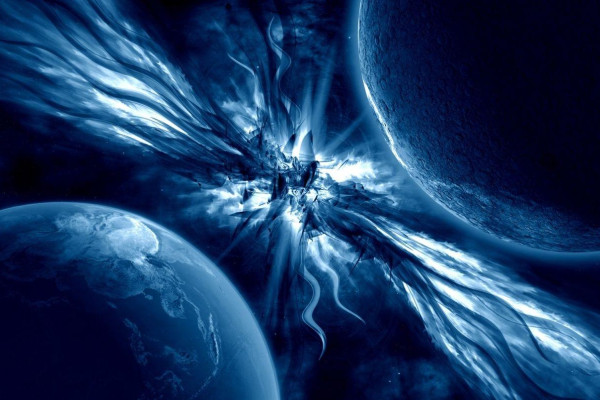 Blue Space Wallpapers - Top Free Blue Space Backgrounds - WallpaperAccess