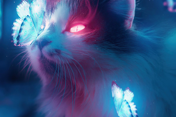 Fire Cat Wallpapers - Top Free Fire Cat Backgrounds - WallpaperAccess