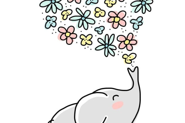 Cute Elephant Computer Wallpapers - Top Free Cute Elephant Computer ...