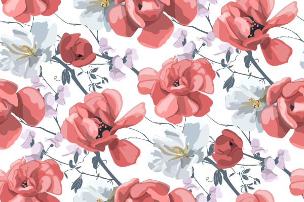 Gray Floral Wallpapers - Top Free Gray Floral Backgrounds - WallpaperAccess